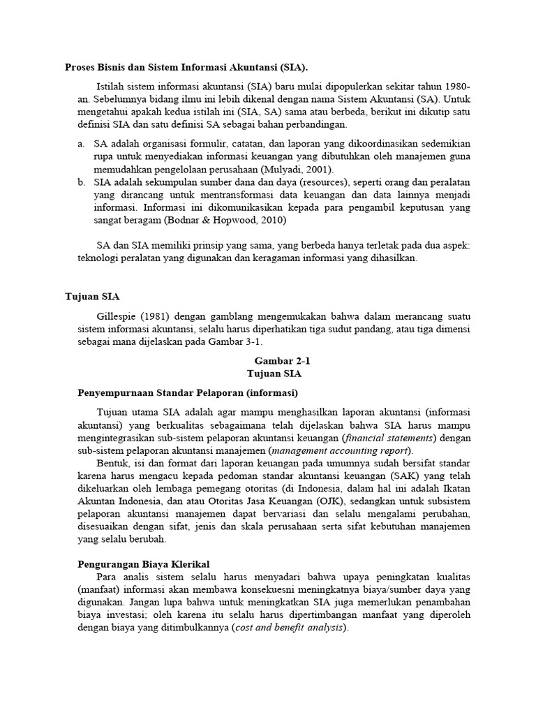 Materi BAB 3 SIA | PDF