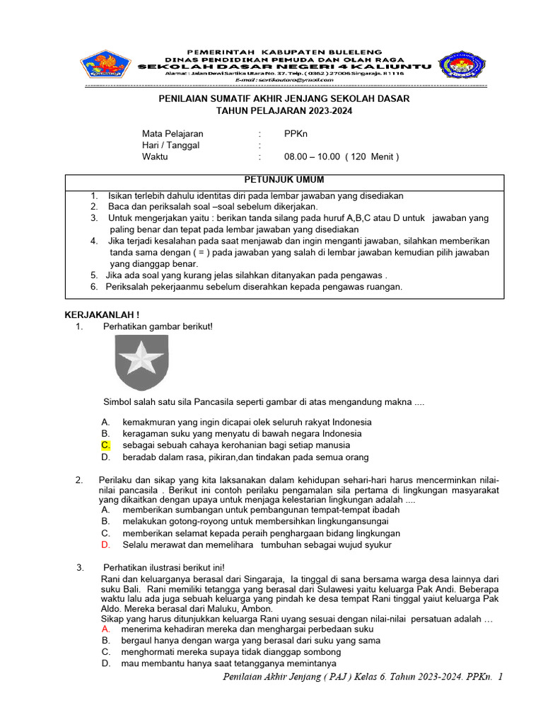 PPKN 2024 | PDF | Karier & Perkembangan | Kesehatan Holistik