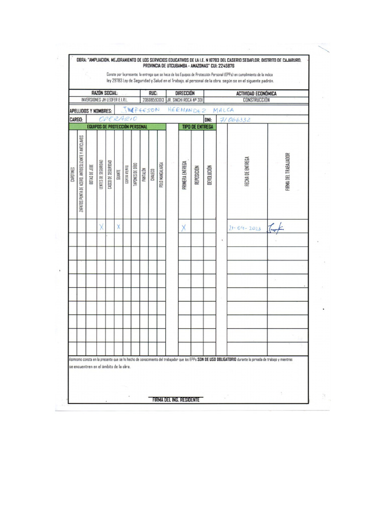 Entrega De Epps Septiembre Pdf