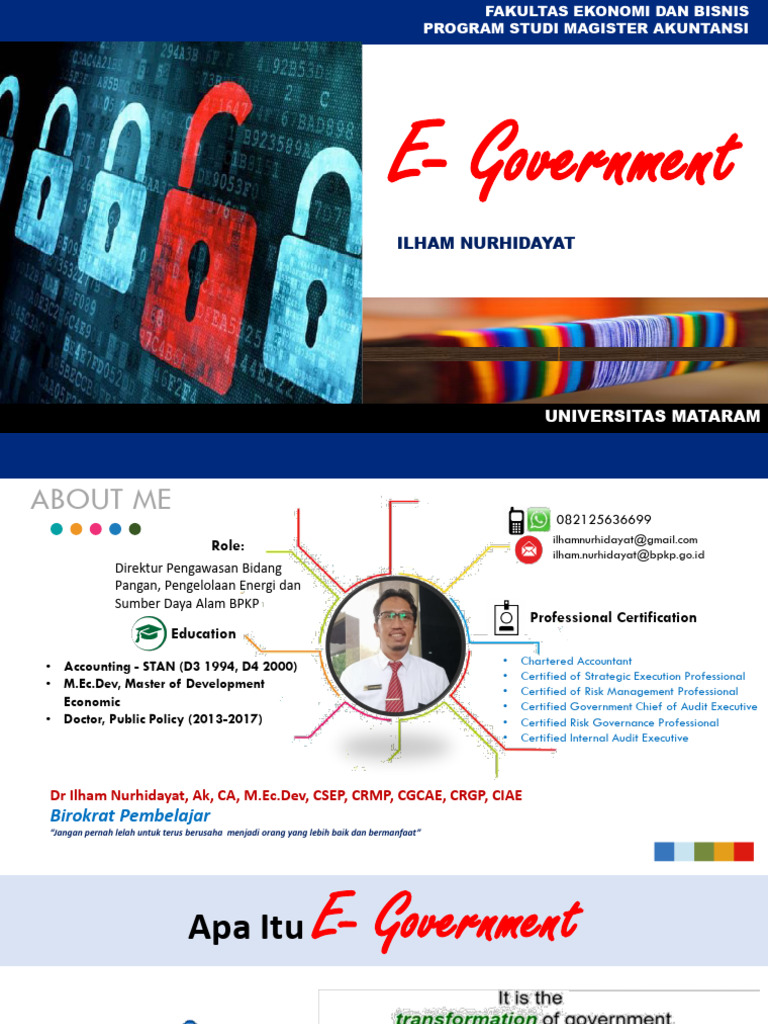 UNRAM Sessi 1-2 e - Government | PDF