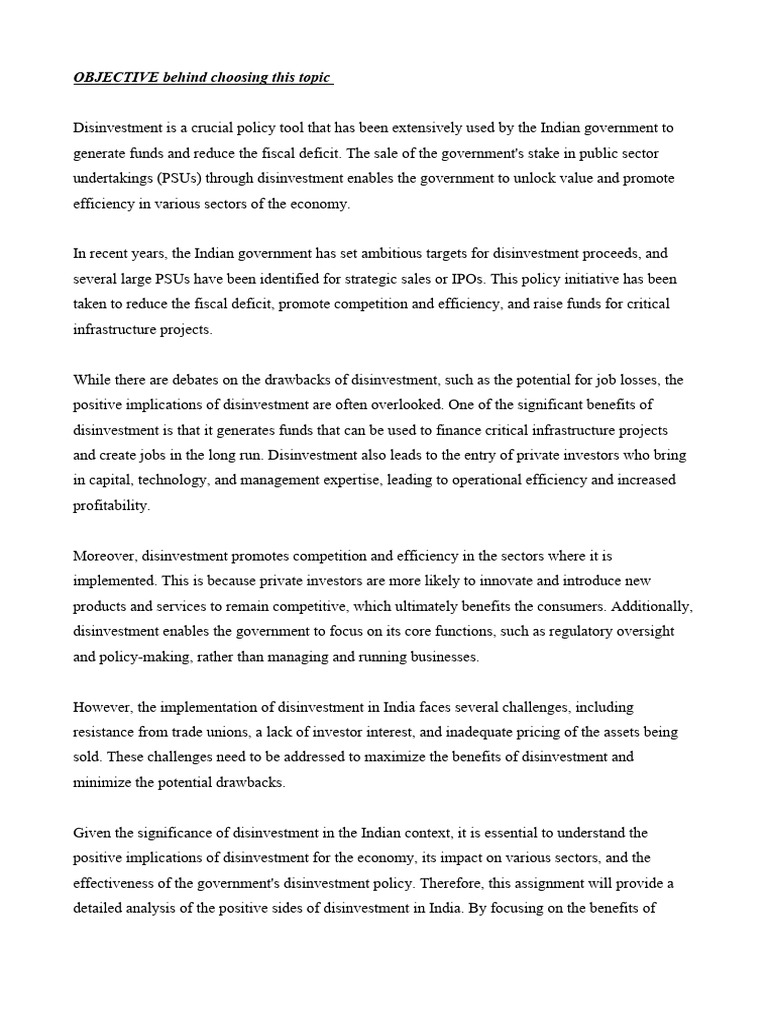 Eco Assignment | PDF | State Owned Enterprise | Government Budget Balance