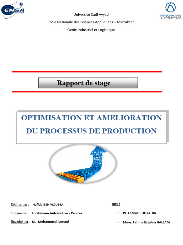 Optimisation Et Amelioration Du Processus de Production | PDF ...
