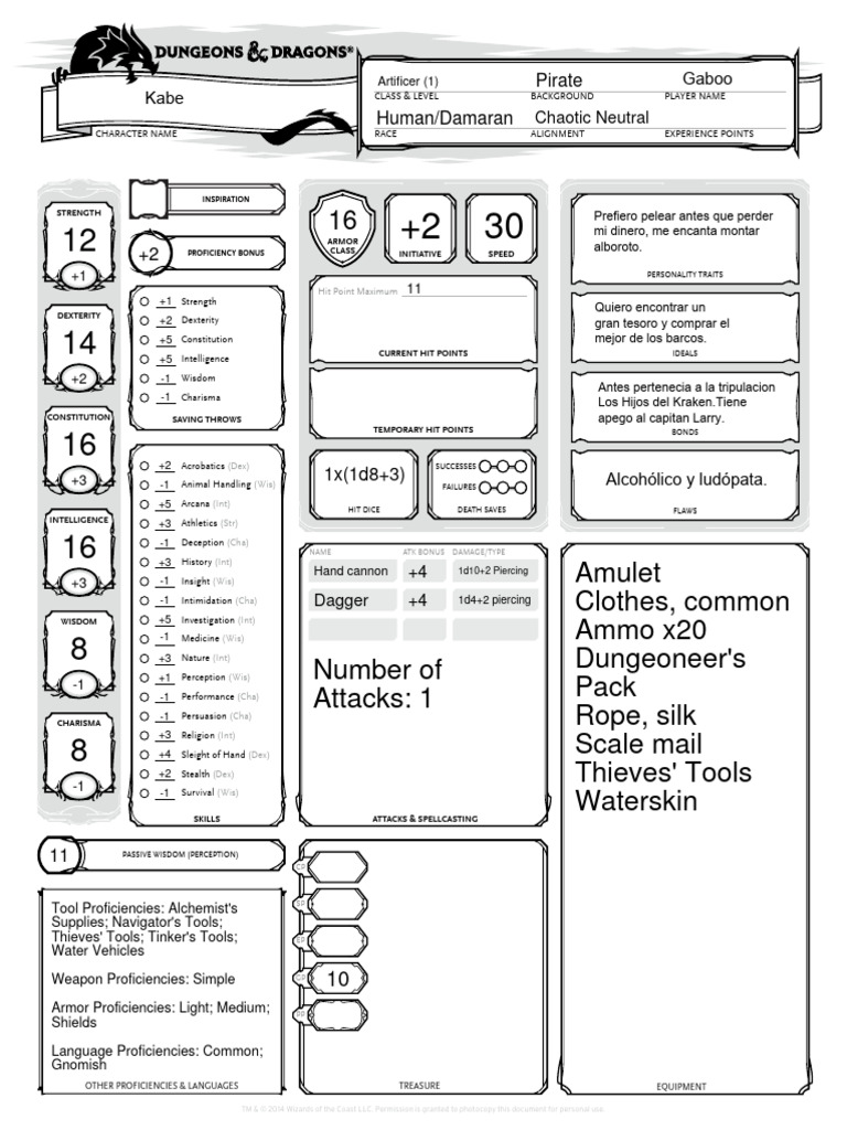 Kabe Personaje Strahd | PDF