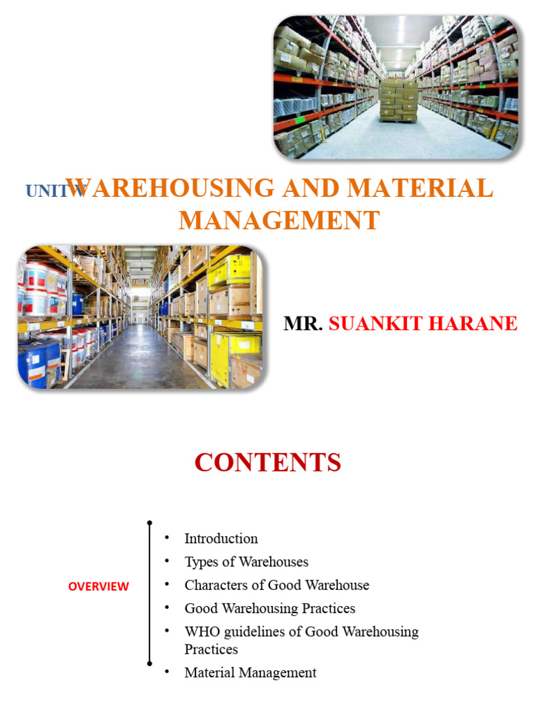 GWP Final | PDF | Warehouse | Inventory