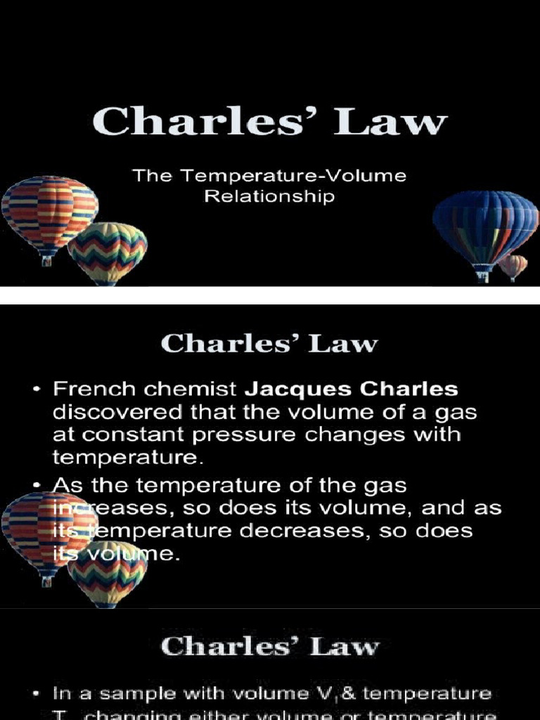 Charles Law | PDF
