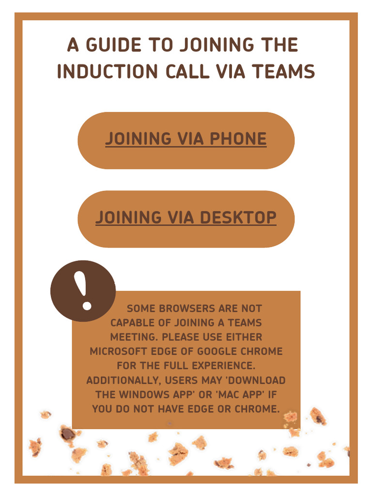 A Guide to Joining the Induction Call | PDF | Application Software | Button (Computing)