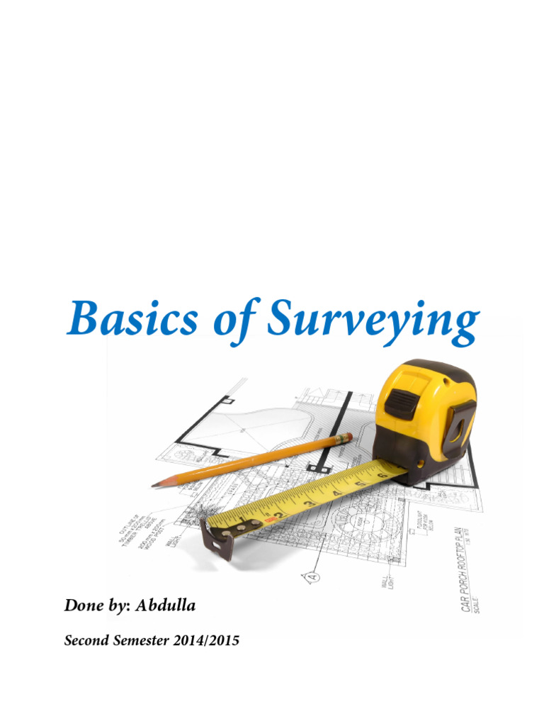 0 Surveying (Abdulla) | Download Free PDF | Surveying | Observational Error