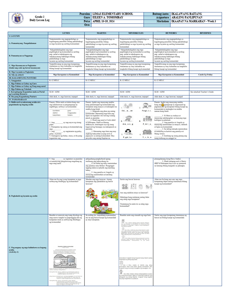 Q4-Week3-Dll-Ap 2 | PDF
