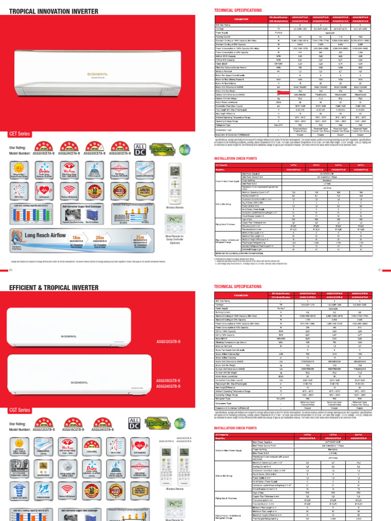 General RAC 2024 Catalogue - CET Series | Download Free PDF | Heat ...