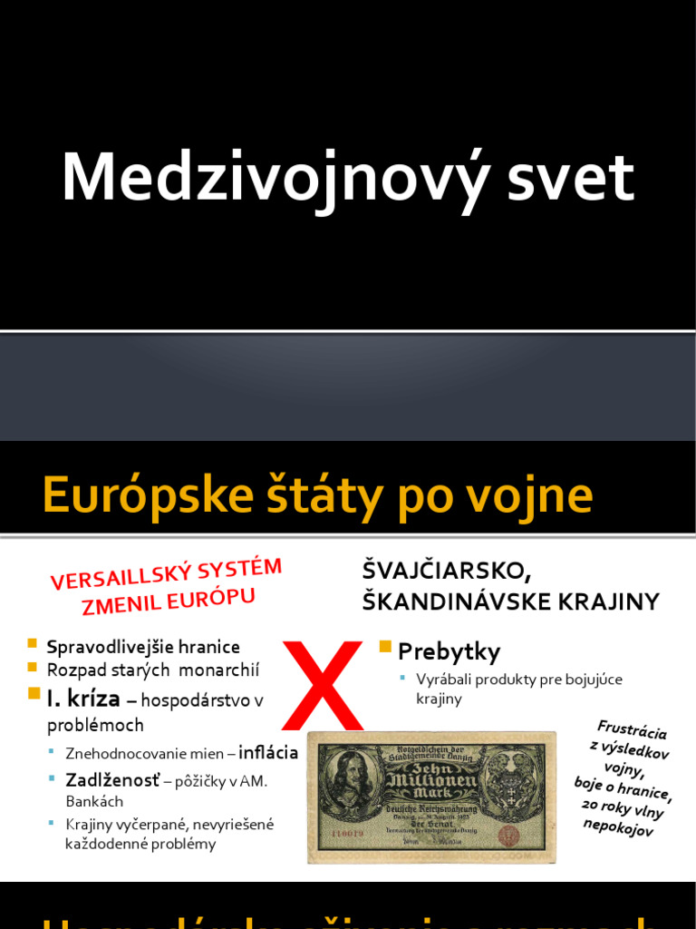 Medzivojnový Svet | PDF