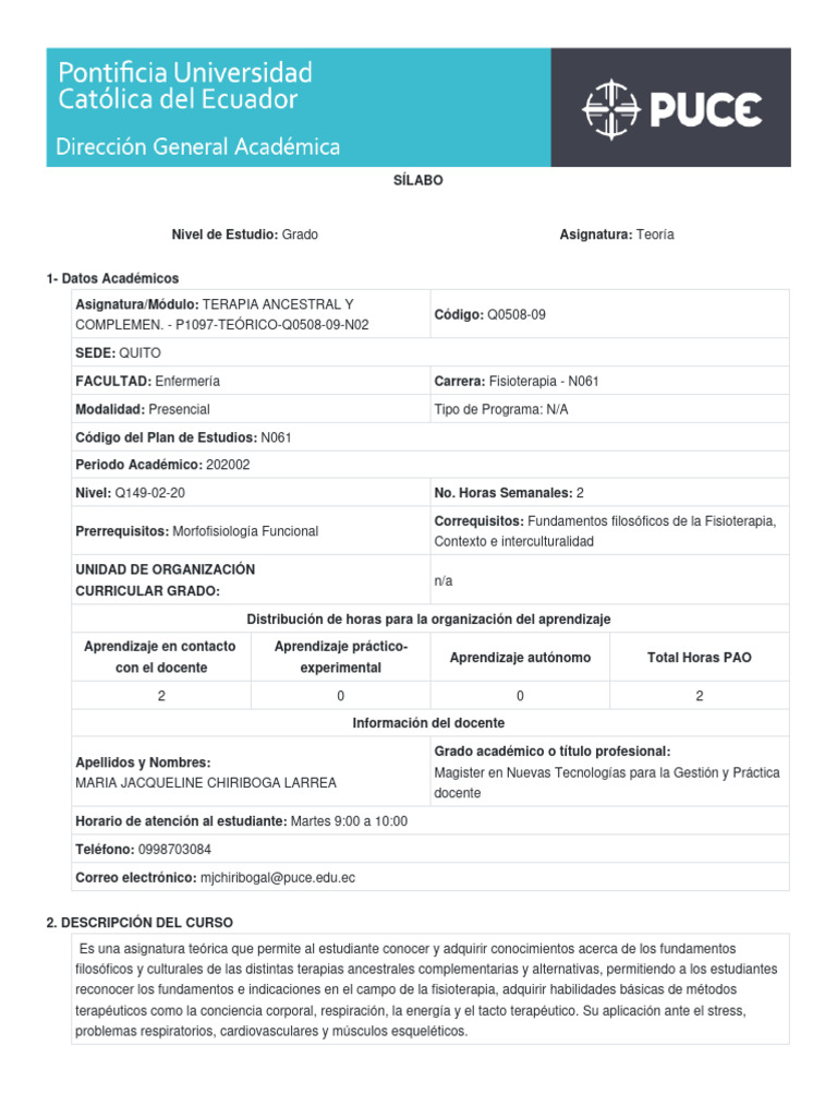 Terapia Ancestral y Complemen. - P1097-Teórico-Q0508-09-N02 - 15 - 08 ...