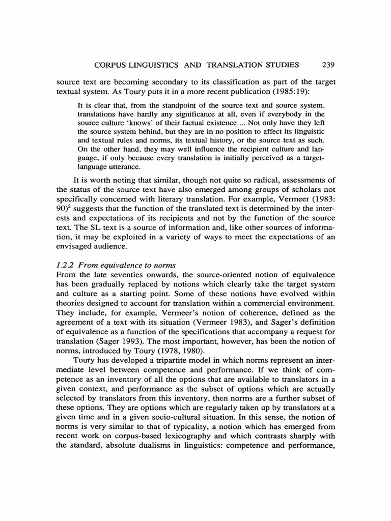 Baker 1993 Corpus Linguistics Translation Studies-7 | PDF ...