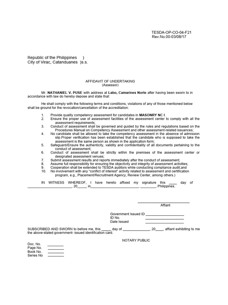 AOU Mr. Puse | PDF | Affidavit | Audit