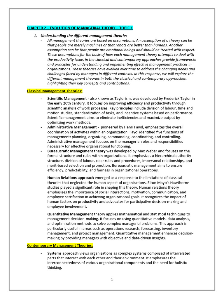 Man 201 Notes | Download Free PDF | Decision Making | Motivation
