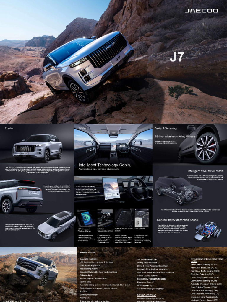 Jaecoo J7 E Brochure | PDF
