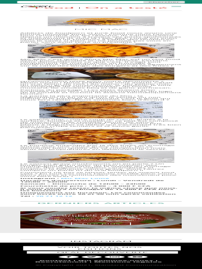 Faire un mic mac en cuisine | PDF