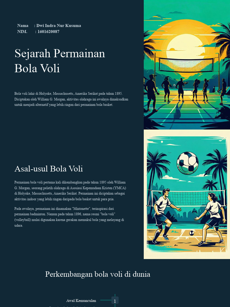 Bab 2 Sejarah Permainan Bola Voli | PDF