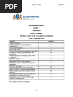 2025 BSTD Grade 11 Week 2 Chapter 8 Stress, Crisis and Change Management | PDF | Occupational ...