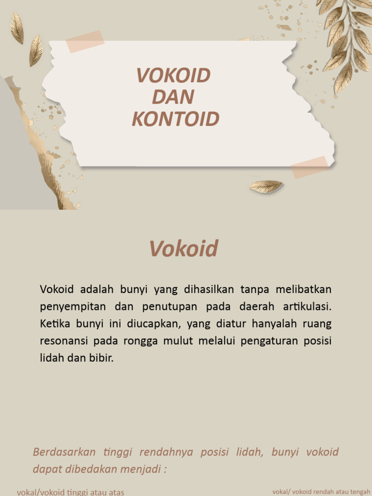 Fono Fono | PDF | Seni & Disiplin Bahasa