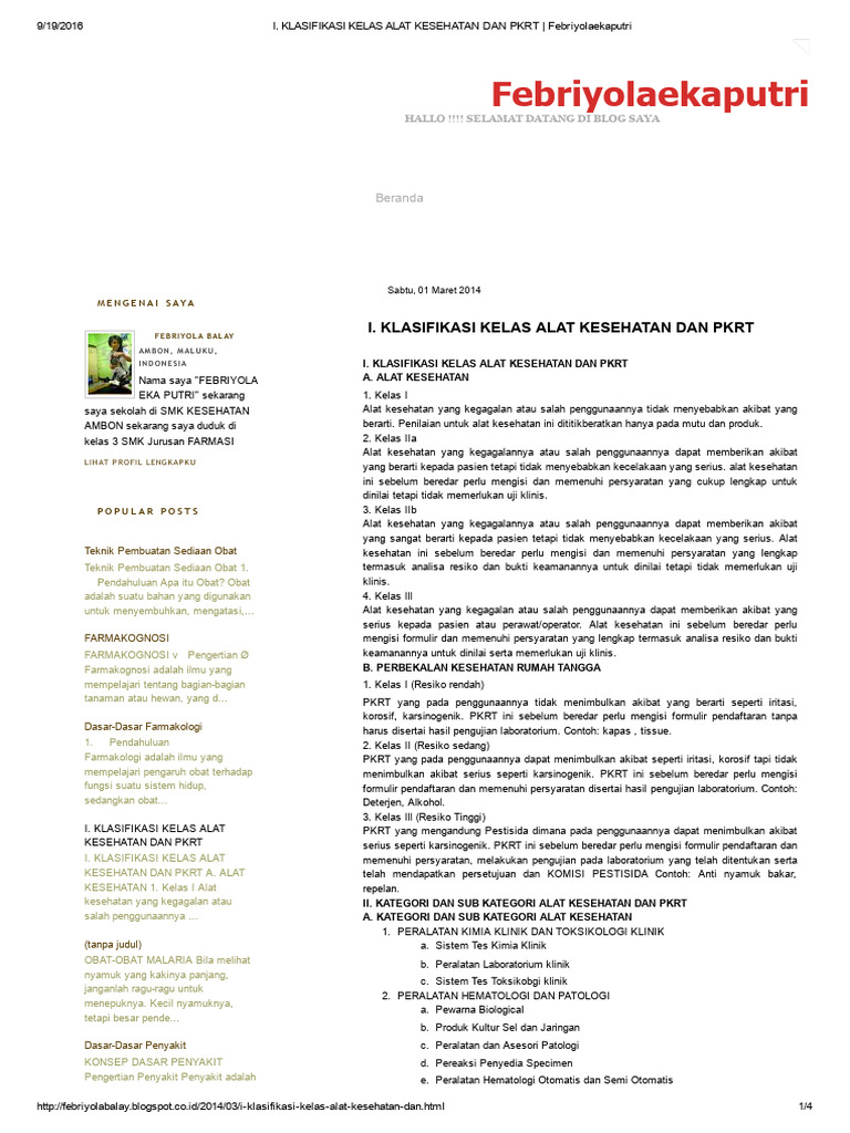 Golongan Alkes | PDF