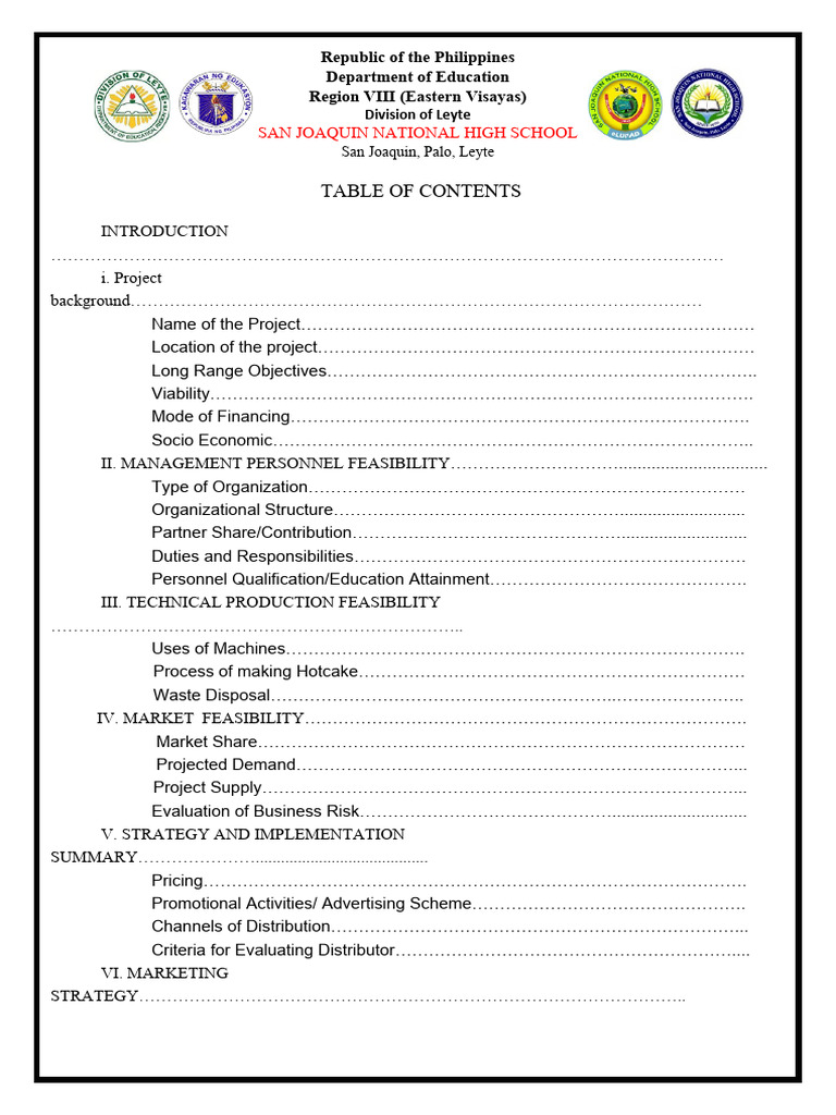 Businass Plan Tuhay Na Ini | PDF | Pancake | Foods