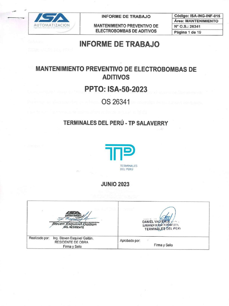 Isa-Ing-Inf-015-Os26341 TP Salaverry - Motores Electricos TK Aditivosos Compressed | PDF ...