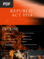 Fire Code of the Philippines (RA 9514) | PDF | Fire Safety | Firefighting
