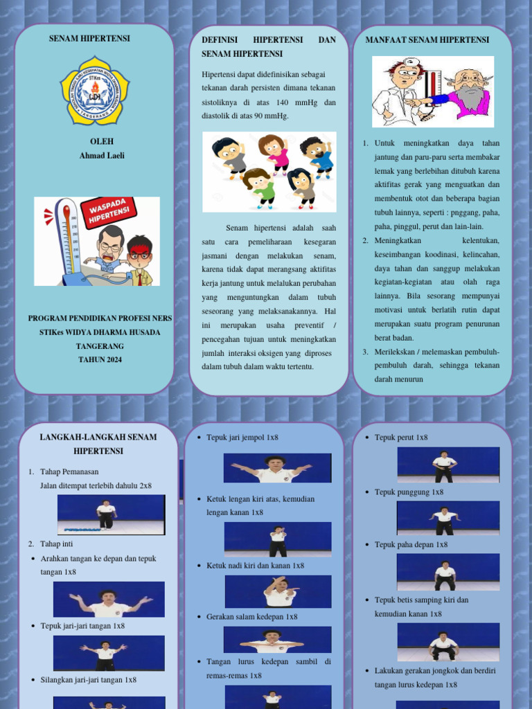 Langkah Senam untuk Hipertensi | PDF