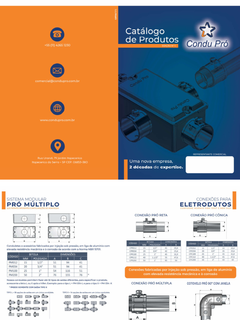 Catalogo Condupro Conduletes | PDF