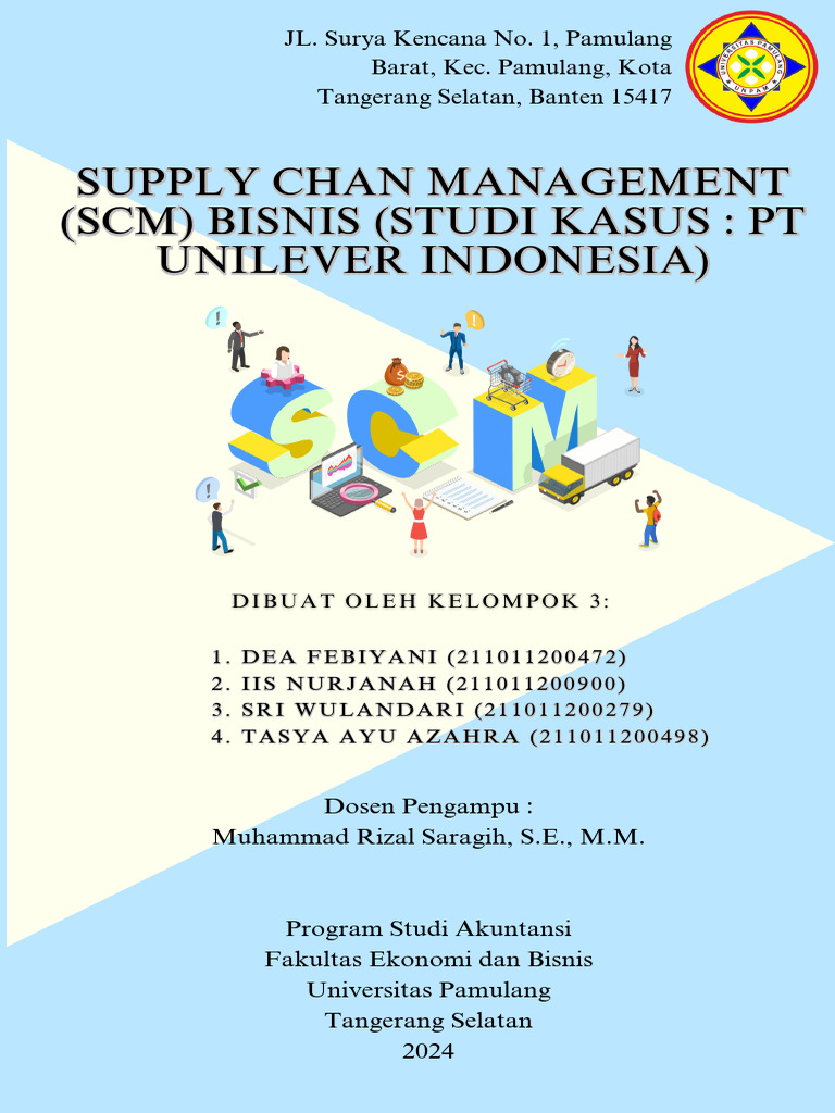 BUKU SAKU SISTEM PENGENDALIAN MANAJEMEN SUPPLY CHAN MANAGEMENT (SCM) BISNIS (Studi Kasus PT ...