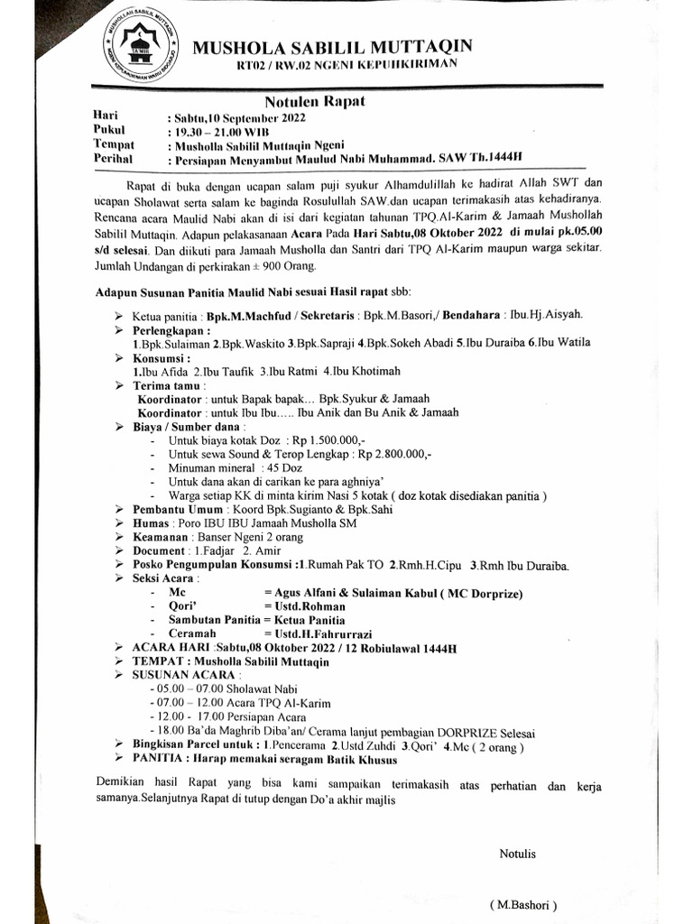 Notulen | PDF