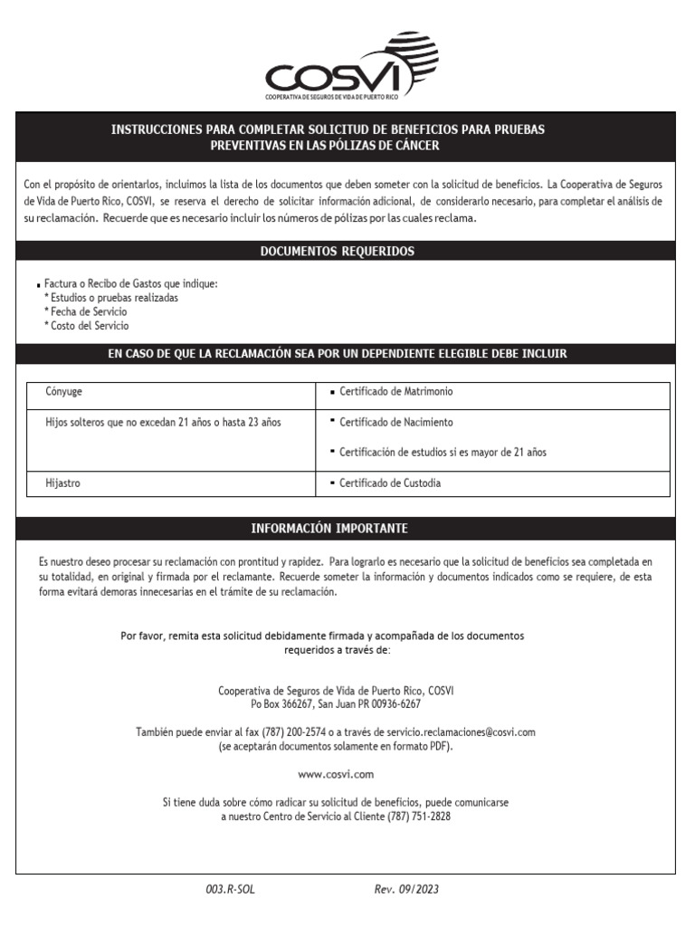 003r-Sol Rev 09-2023 - Pruebas Preventivas Claribel | PDF | Bancos | Cheque
