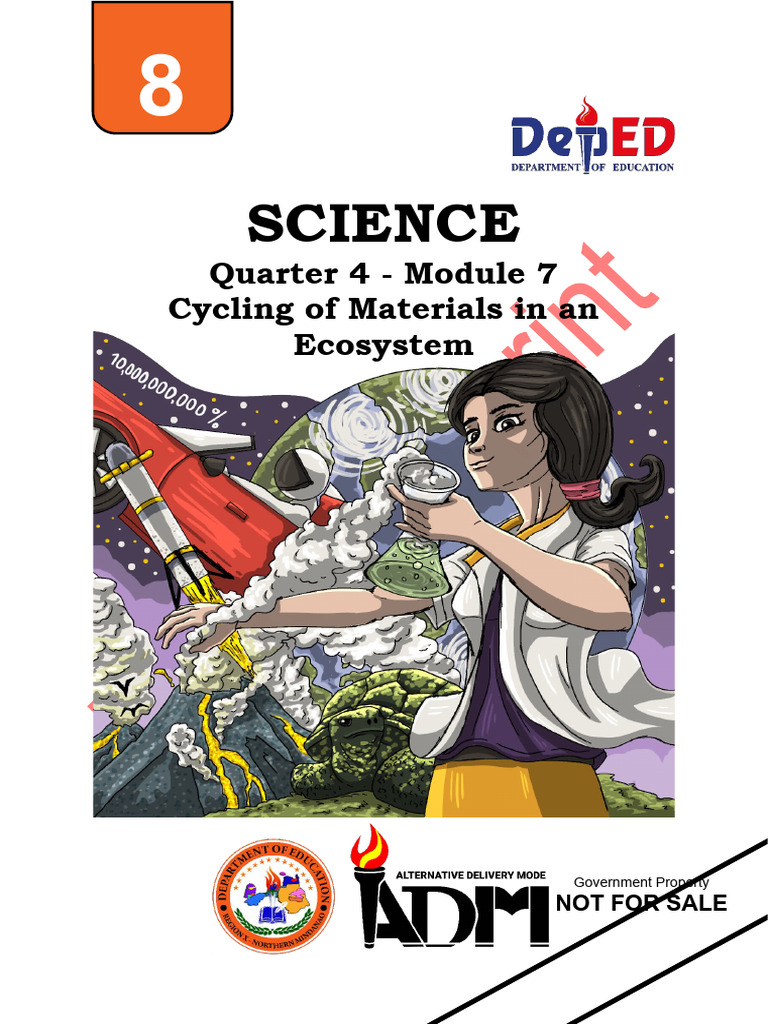 Sci8 - q4 - Mod7 - Cycling of Materials in An Ecosystem - v5 | PDF | Water Cycle | Water