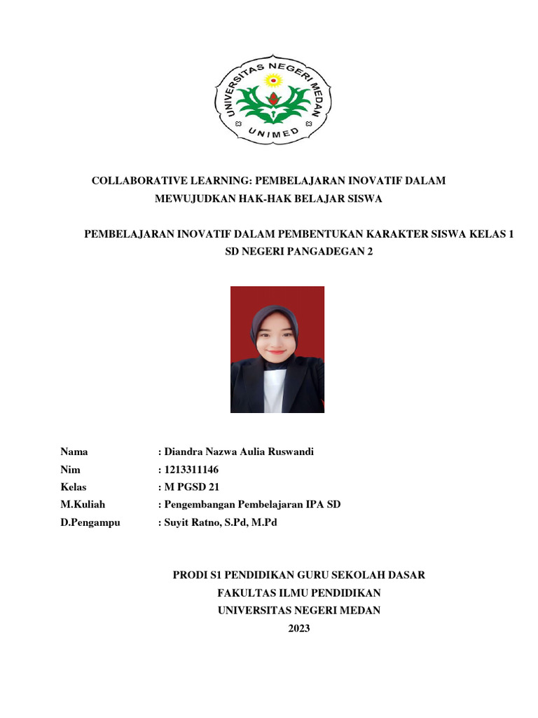 CJR Pengembangan Ipa SD - Diandra Nazwa Aulia - MPGSD21 | PDF