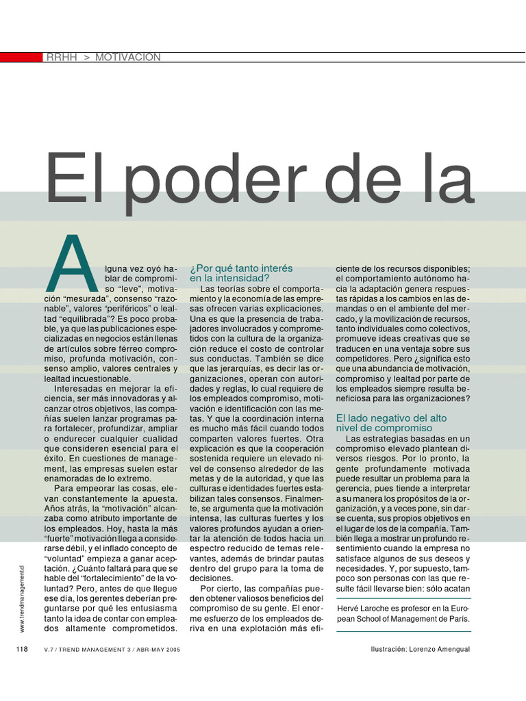 118-120_RRHH[1] El Poder de La Moderación | PDF | Motivación | Motivacional