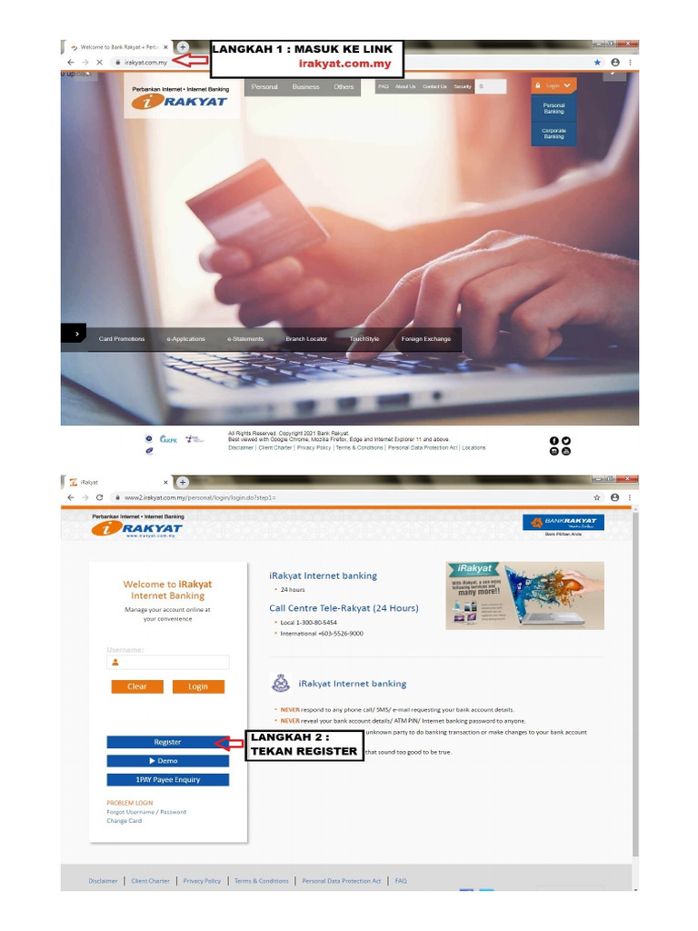 Cara Daftar Irakyat & Duitnow | PDF