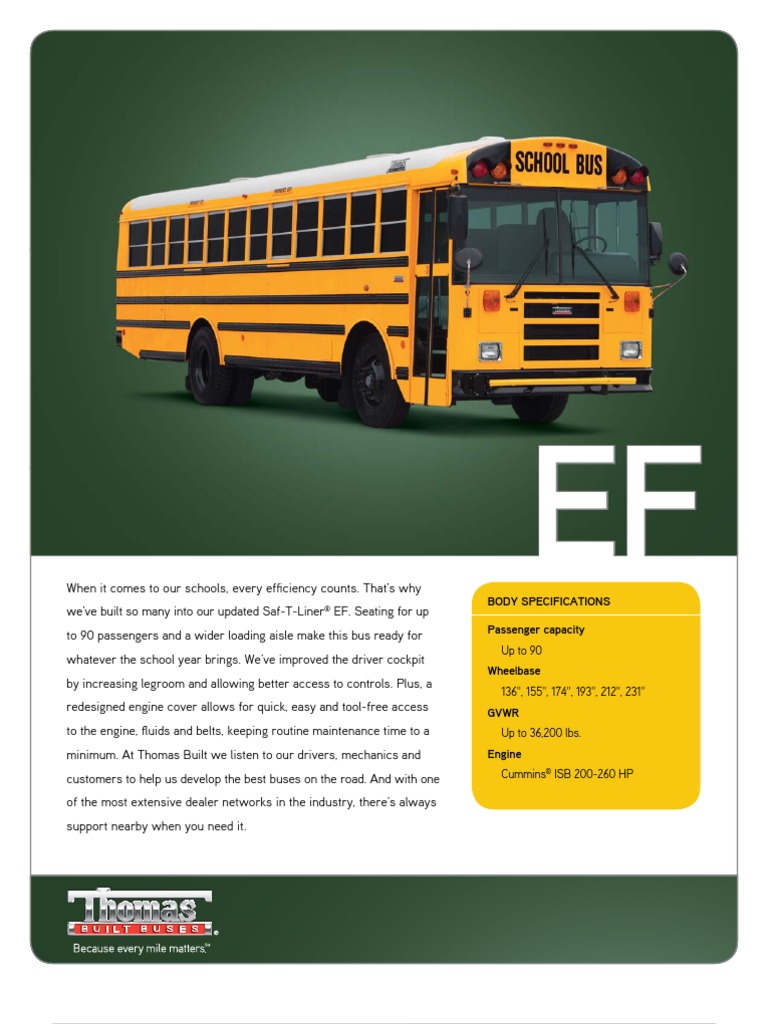 Brochure Ef School | Bus | Vehicle Technology | Free 30-day Trial | Scribd