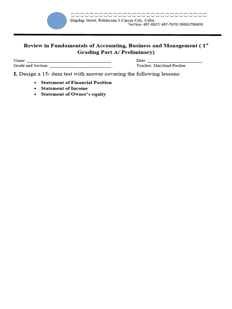 Fundamentals of ABM 2 | PDF