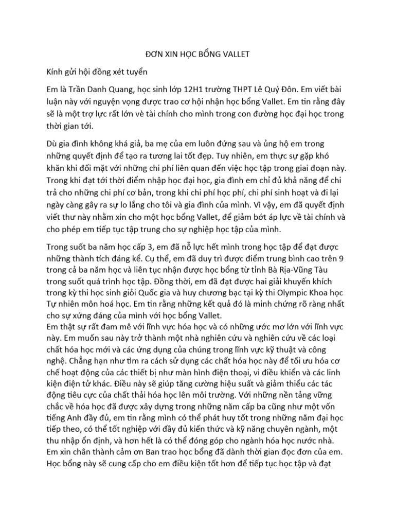 don xin hoc bong | PDF