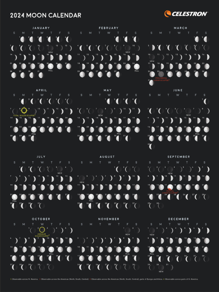2024 Lunar Calendar Web | PDF