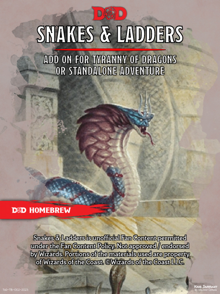 Snakes & Ladders: D&D Adventure Guide | PDF | Dungeons & Dragons ...