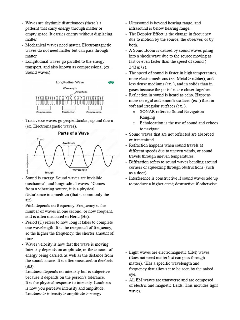Physics Waves | Download Free PDF | Waves | Light