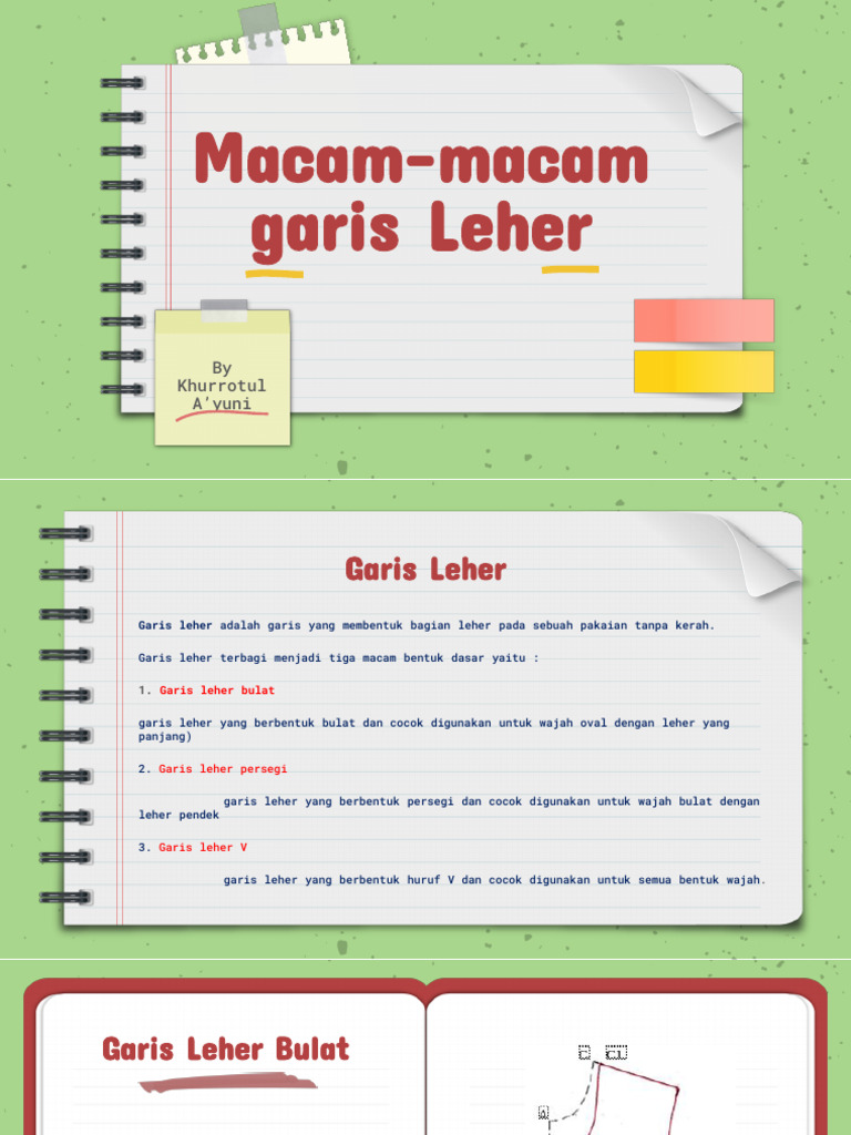 Macam-Macam Garis Leher Dan Kerah | PDF