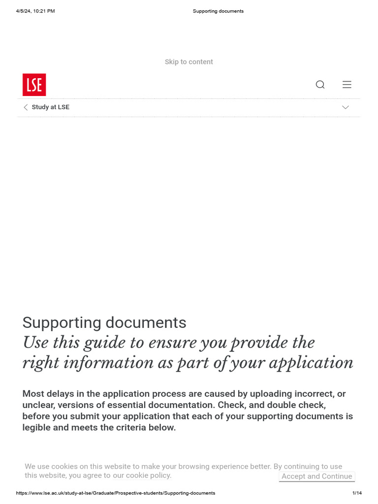 LSE Supporting Documents | PDF | Application Software | Http Cookie