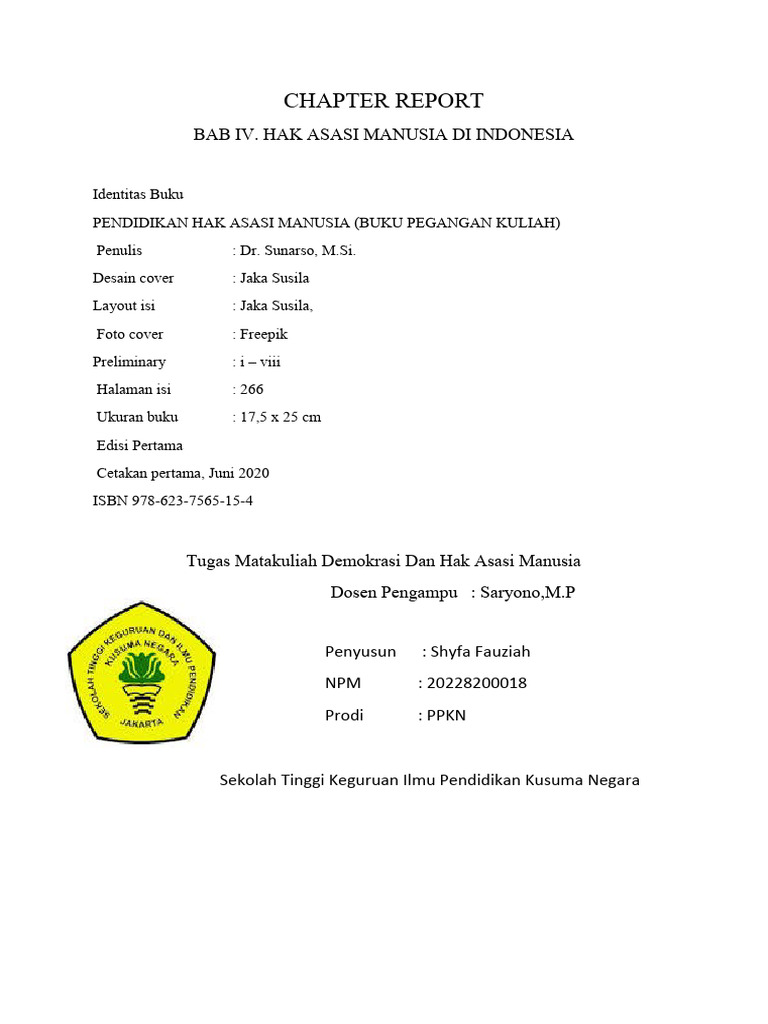HAM dalam Pancasila dan UUD 1945 | PDF | Ilmu Sosial | Sejarah