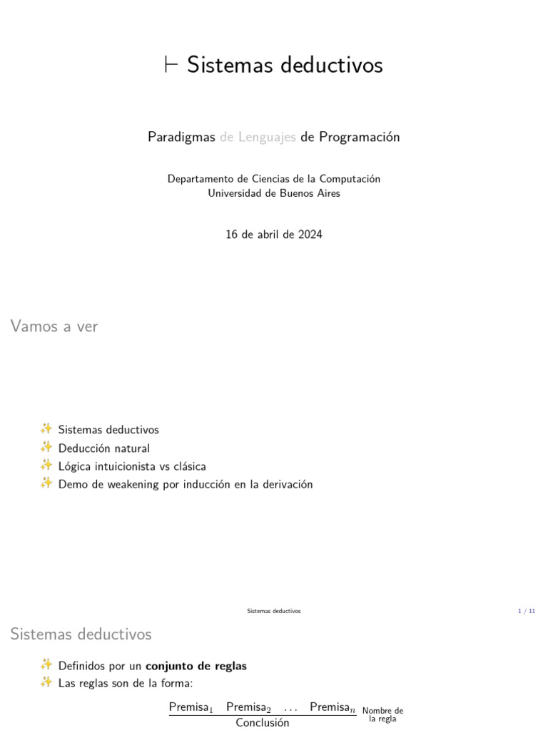 Lógica Intuicionista y Sistemas Deductivos | PDF | Razonamiento ...