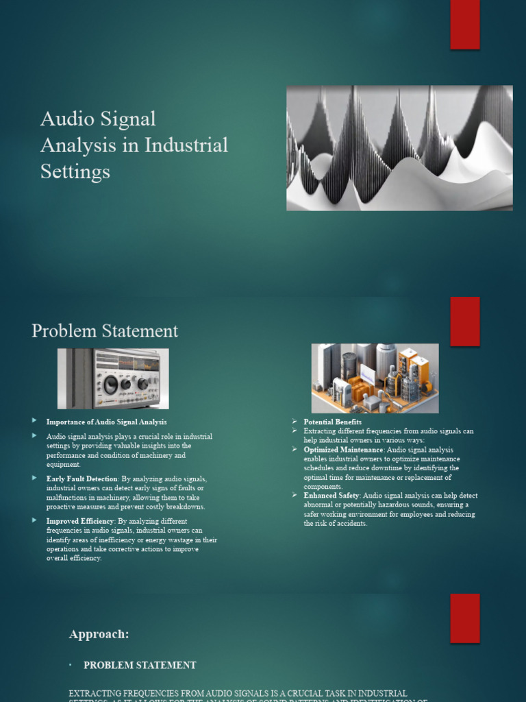 Audio Signal Analysis in Industrial Settings (1) | PDF | Machine Learning | Applied Mathematics