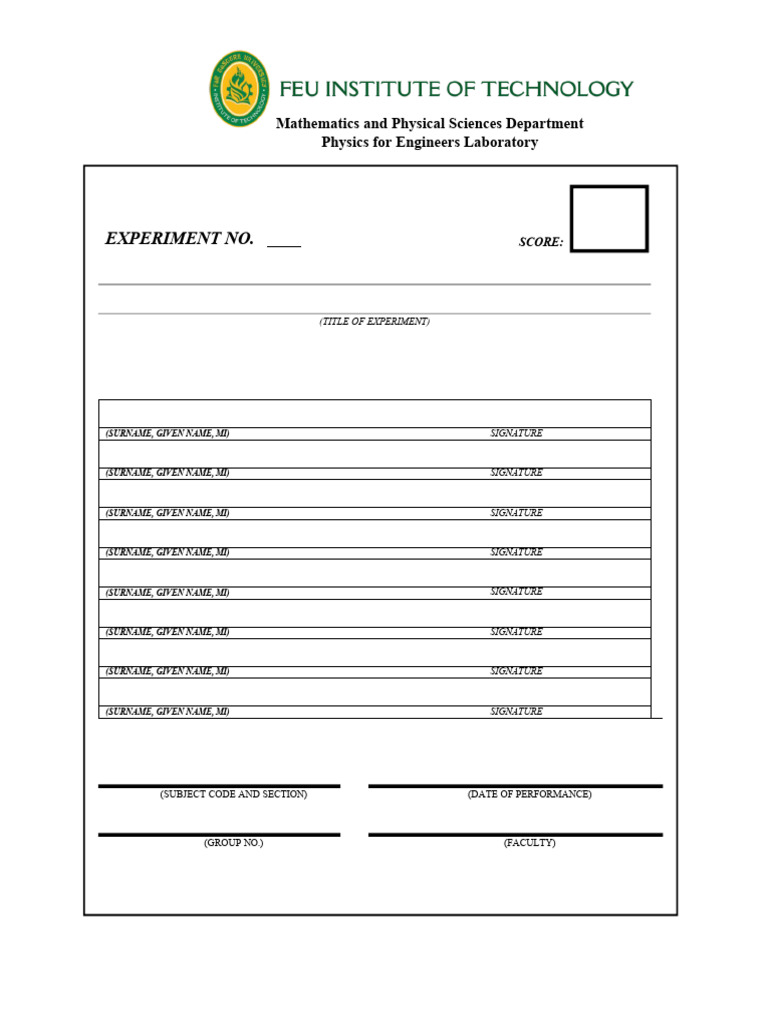 COE0009L Group Report Cover Page | PDF