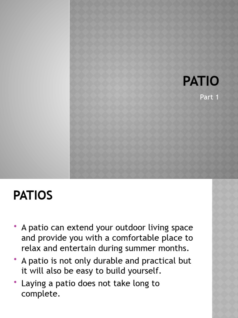 1_PATIO | PDF