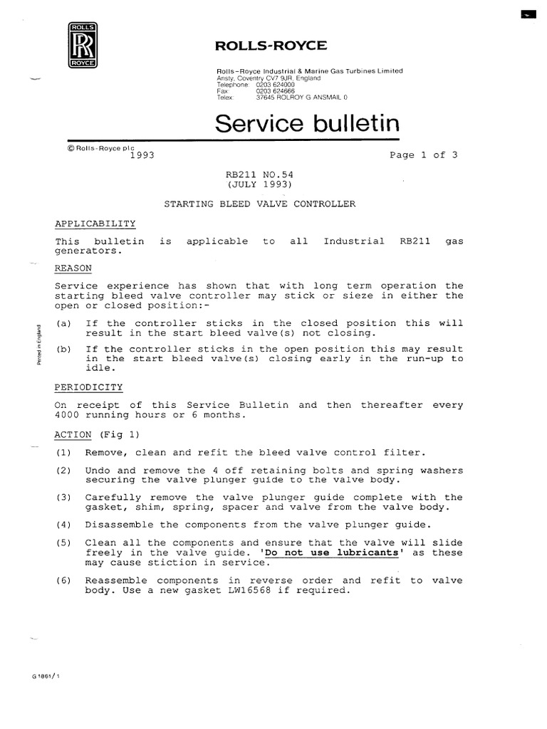 Sb54 - Starting BOV Cleaning | PDF